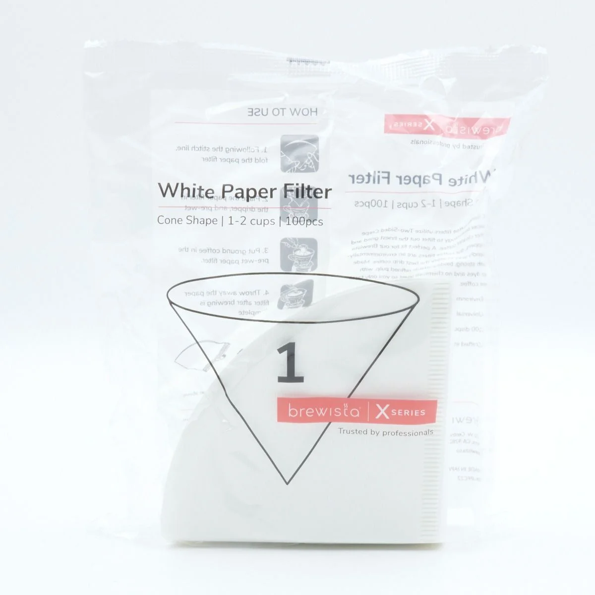 Brewista Cone Shape Paper Filter #1 Size - The Coffee Folks SG